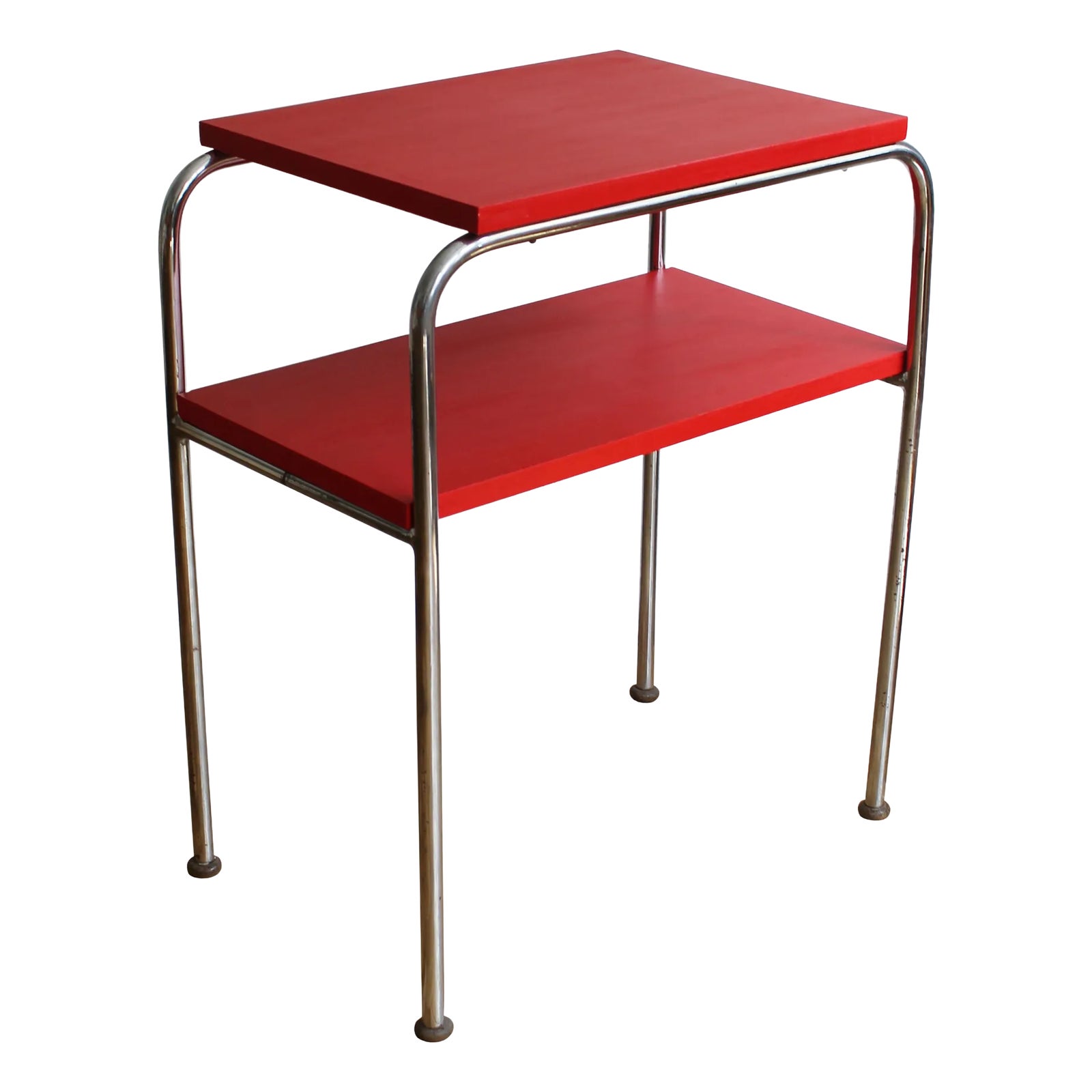 Modernist Tubular Side Table Model R 7 attributed to Slezak, 1930s ...
