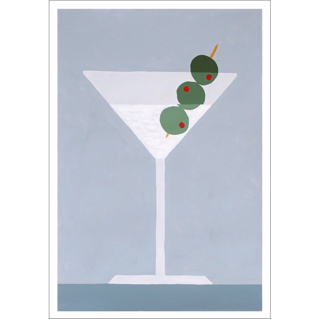 2023 "Dirty Martini" Modern Abstract Cocktail Still Life Painting by ...