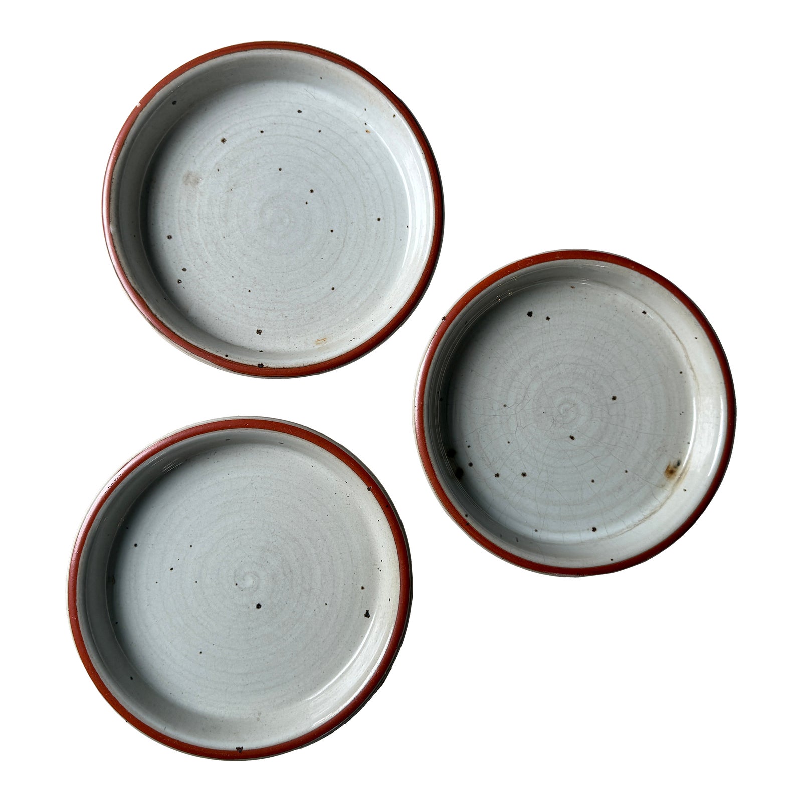 Vintage Dansk Niels Refsgaard Stoneware 9.5” Plates - Set of Three ...