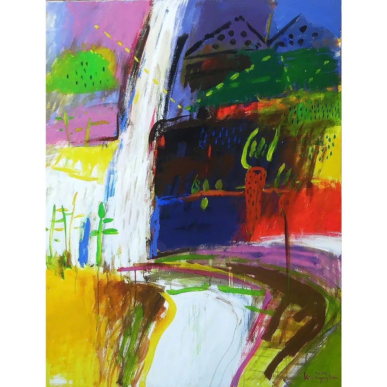 Kim, Myung-Sik Windham Catskill Mountains, 58 X 44 In. | Chairish