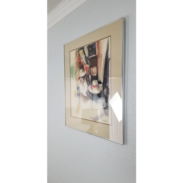 Vintage Sylvia Gittlen Krissoff Still Life Watercolor Painting | Chairish