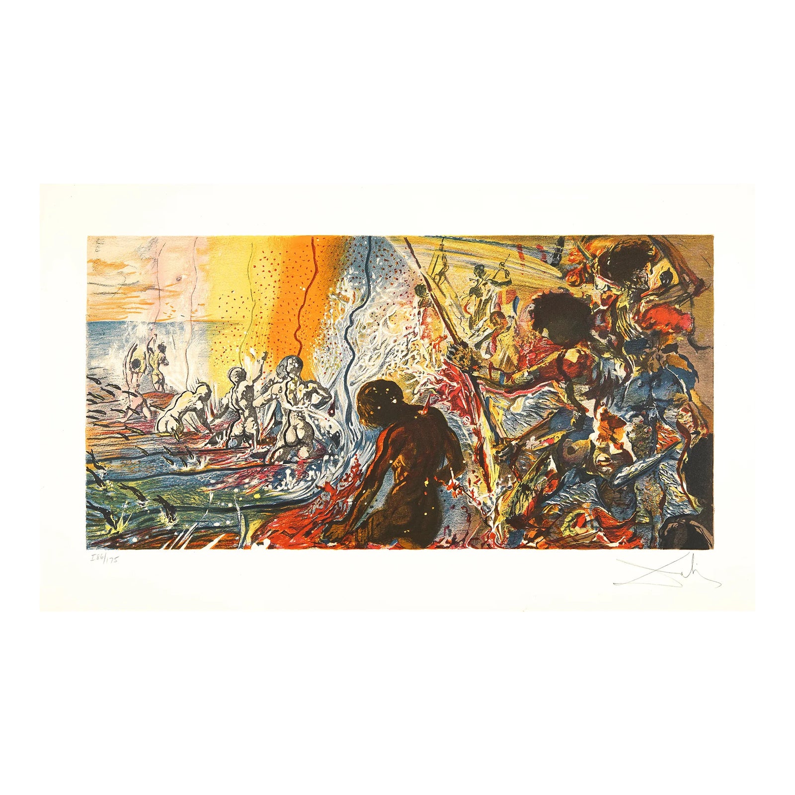 "La Pêche Au Thon" (Tuna Fishing) by Salvador Dalí | Chairish