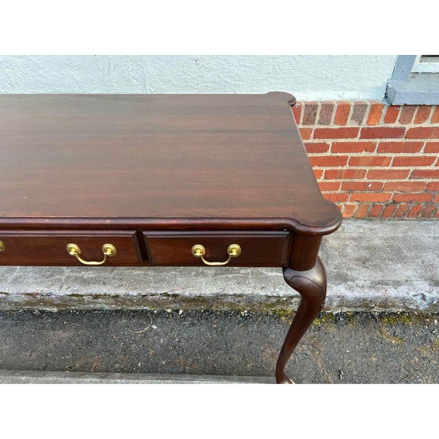 Late 20th Century Harden Furniture Solid Cherry Writing Desk. | Chairish