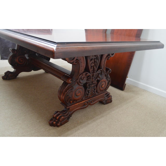 Polo Ralph Lauren Mahogany Dining Table With Pads | Chairish
