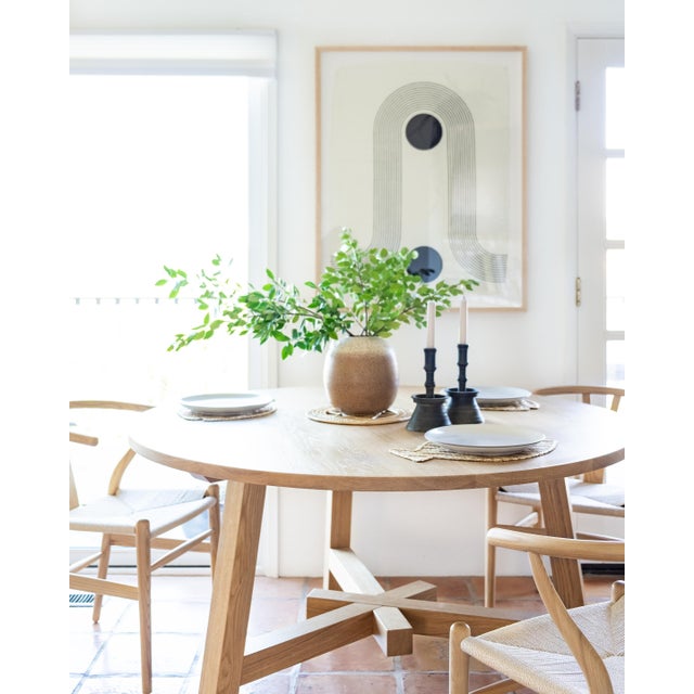 Vermont Farm Table Dairy Round Dining Table | Chairish