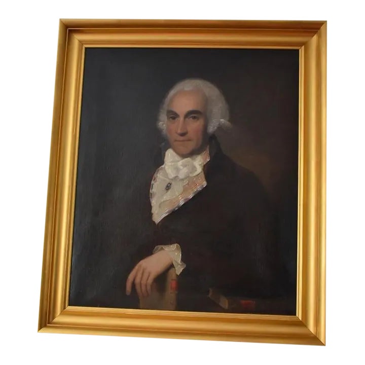 Portrait of an English Gentleman, Oil on Canvas, 18th Century, Framed ...
