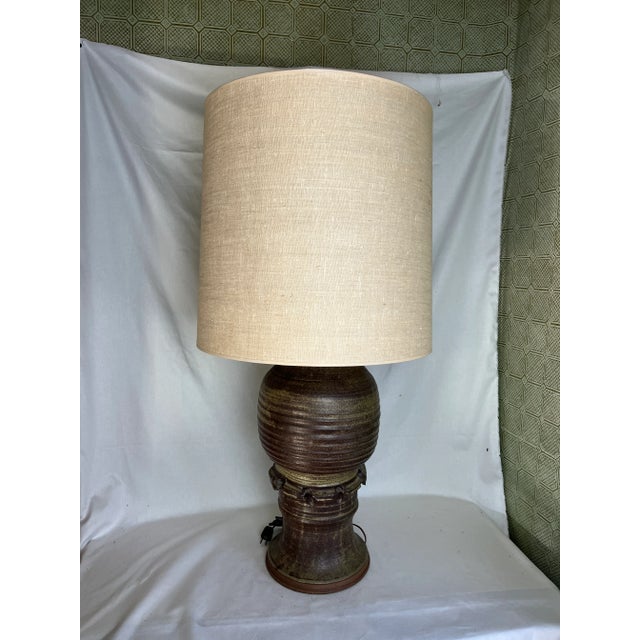 1990s Linen Lamp Shade | Chairish