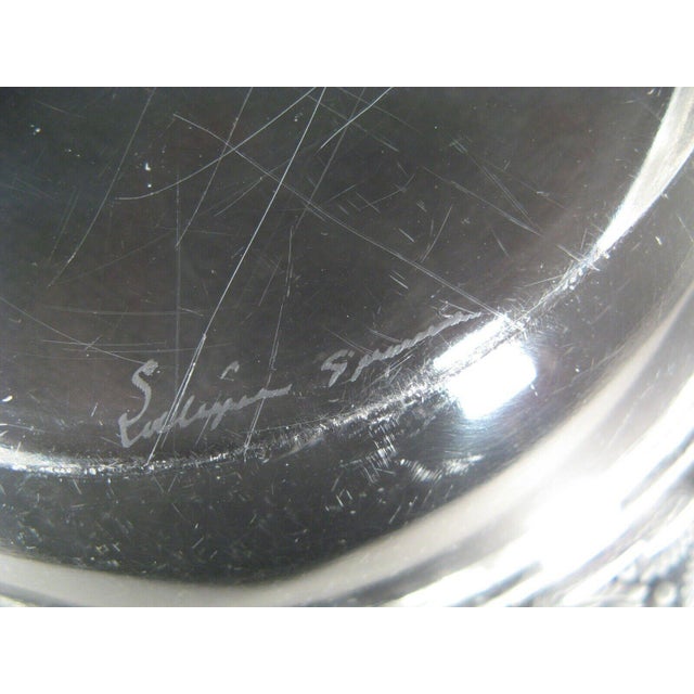 Vintage Lalique "Chantilly" Pressed Glass Bowl - Fern Motif | Chairish