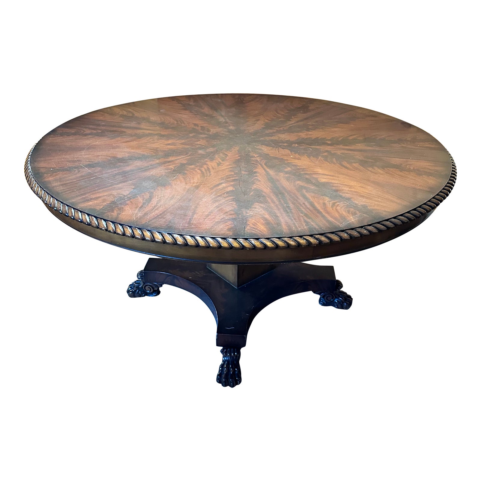 1960s Brazilian Jacaranda Wood Table | Chairish