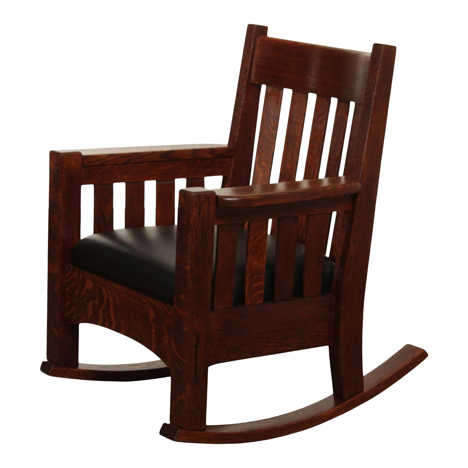 Harden Antique Mission Oak Rocker | Chairish