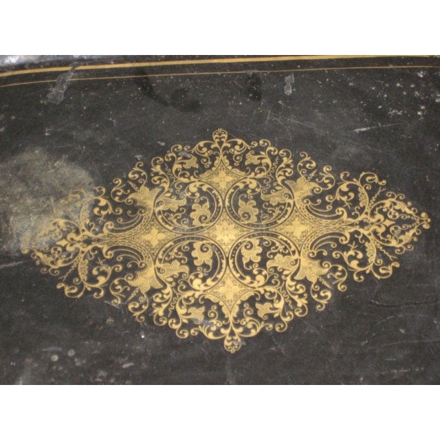 19th Century Vintage French Plateau Noir | Chairish