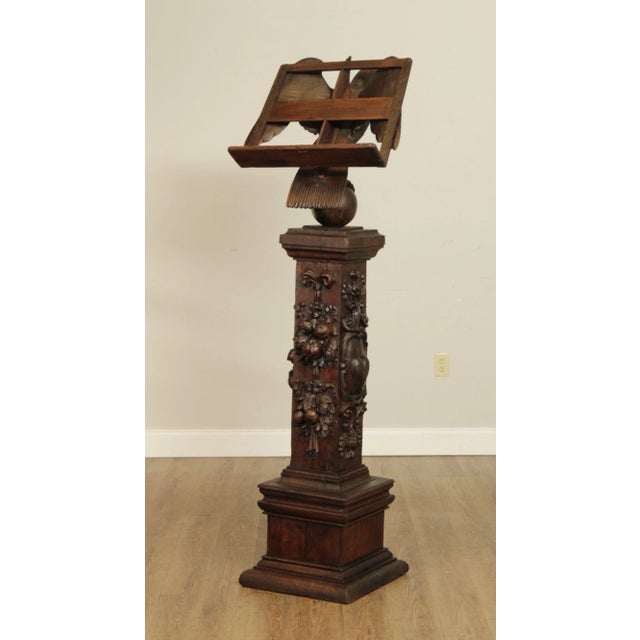 Antique 18th Century Black Forest Style Eagle Carved Oak and Pine ...