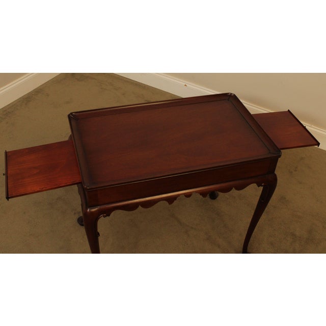 Kittinger Colonial Williamsburg Mahogany Queen Anne Tea Table (CW 8 ...