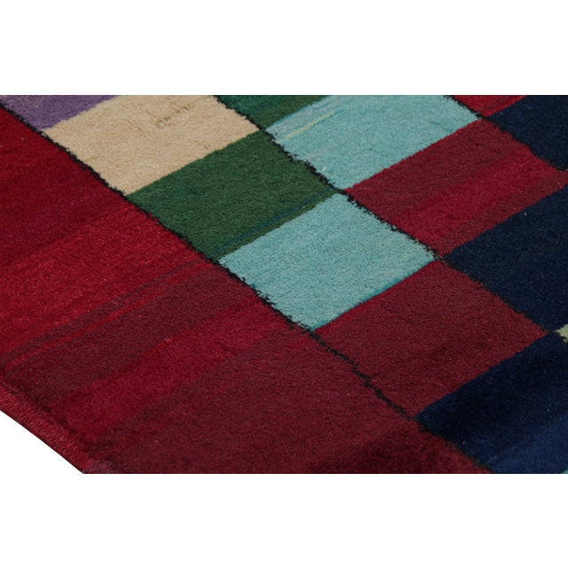 Vintage Zeki Müren Rug With Polychromatic Geometric Pattern From Rug ...