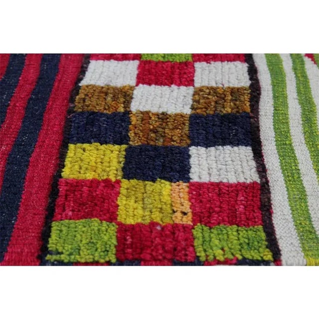 1990s Kilim Area Rug- 4′2″ × 5′7″ | Chairish