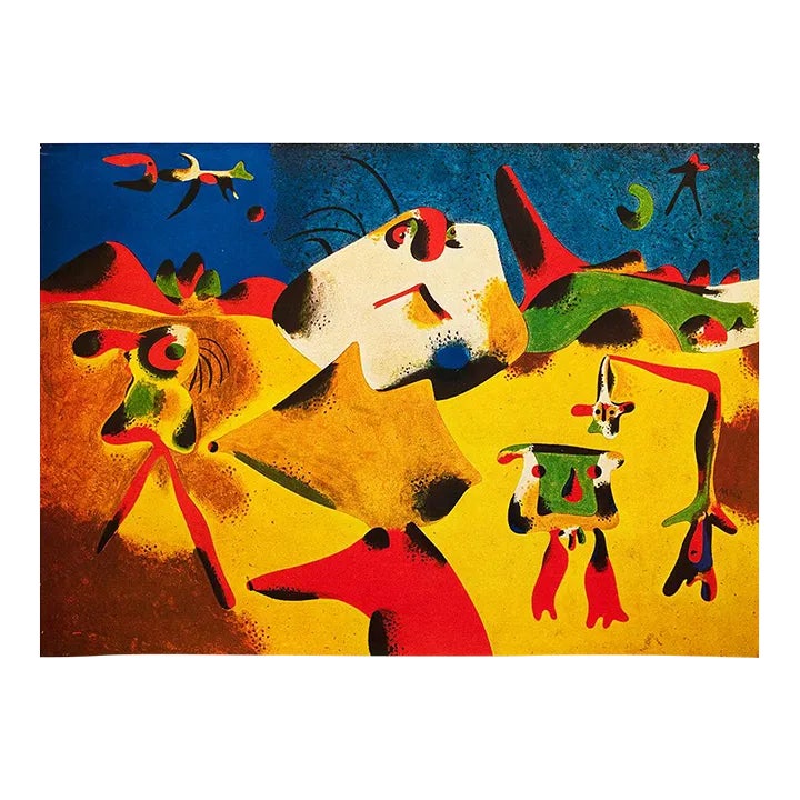 1940s After Joan Miró, "Characters, Mountain, Sky, Star" First Edition ...