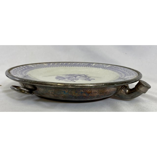 Antique Bates Walker Etruscan Vases Purple Transfer-Ware Warming Plate ...