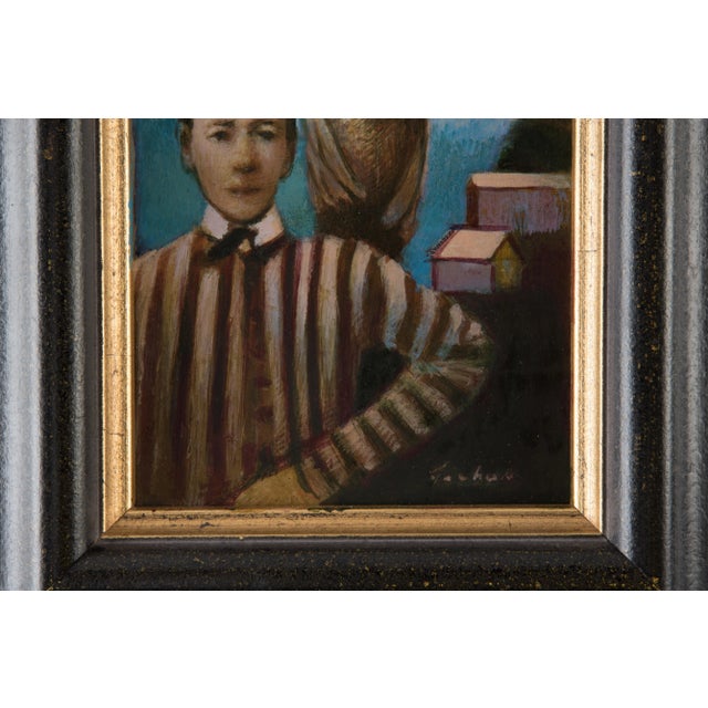 James Feehan "The Prince" Painting Oil & Wax | Chairish