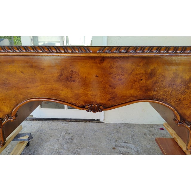Queen Anne Style Ornate Writing Desk | Chairish