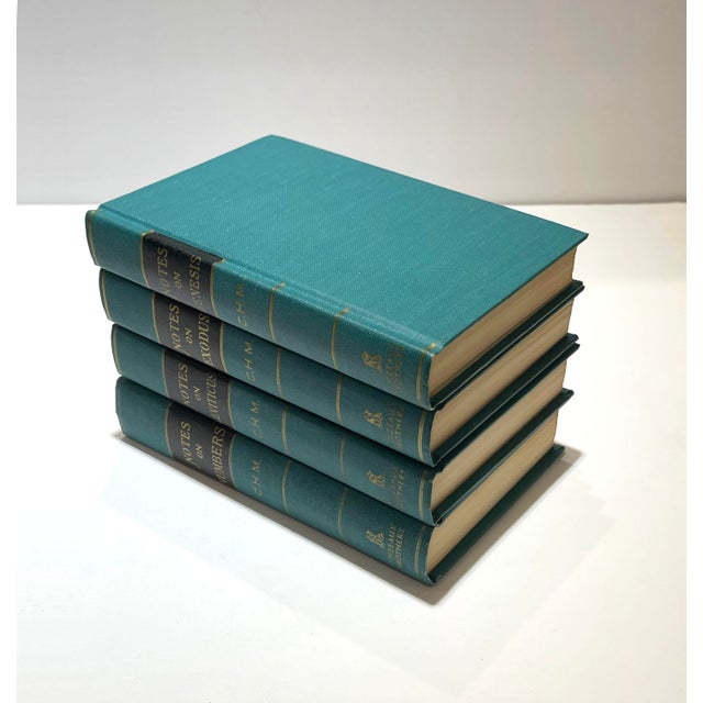 1960s Teal Books- Set of 4 | Chairish
