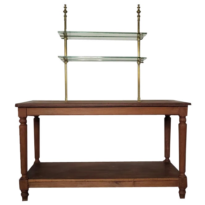 Antique Showcase Table, 1890s | Chairish