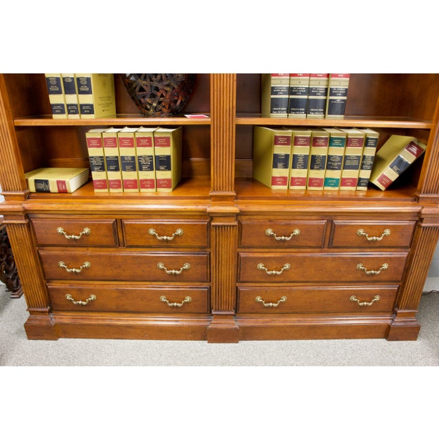 Hickory White Bookcase | Chairish