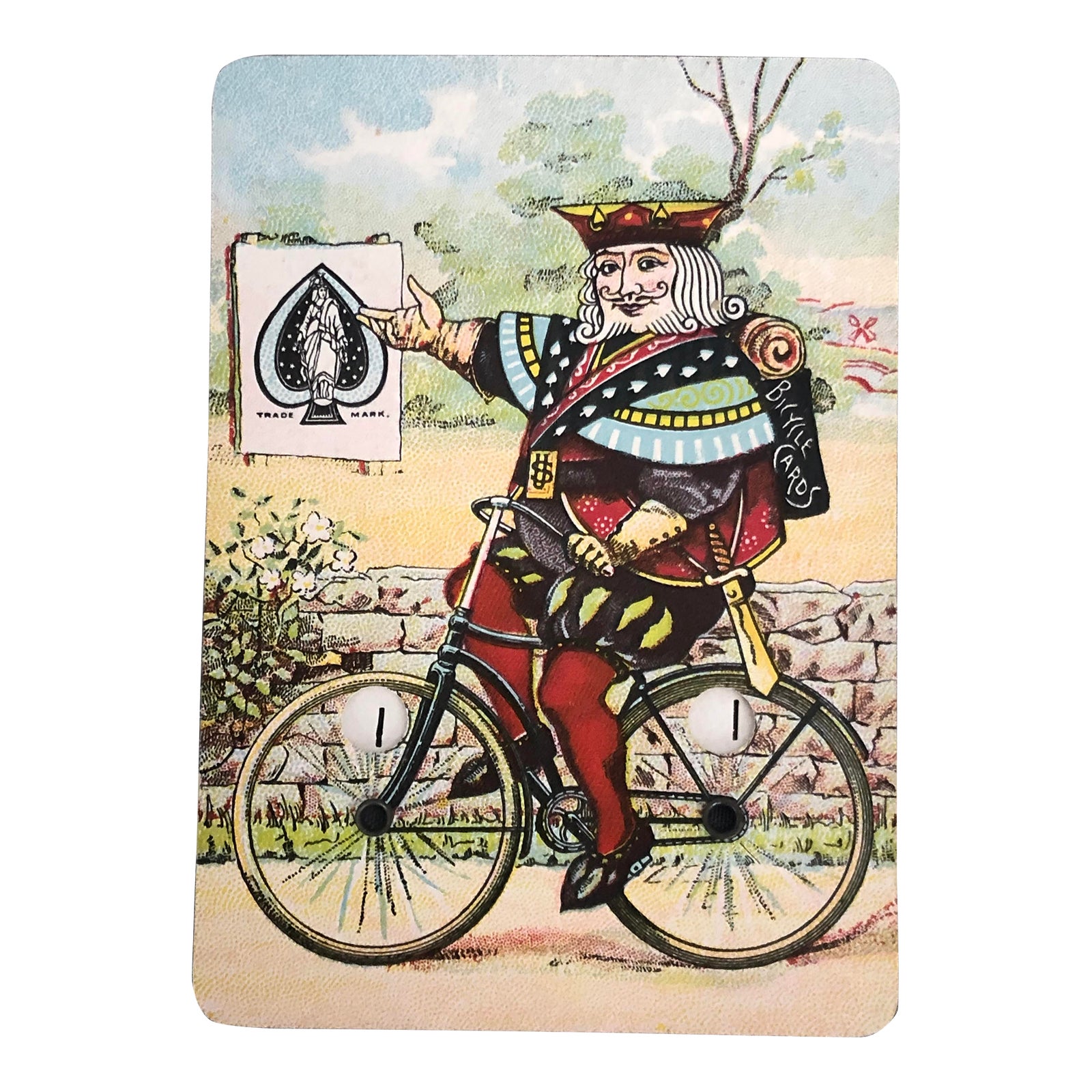 Antique Russell & Morgan Playing Card Advertisement | Chairish