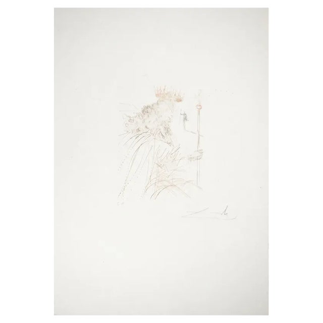 Salvador Dali, King Lear, Original Engraving | Chairish