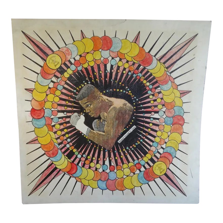 Original Modern Portrait Collage for Ten Goose Boxing Gym Featuring ...