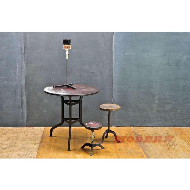 1910s Vintage Industrial Toledo Metals Company Factory Break Table ...