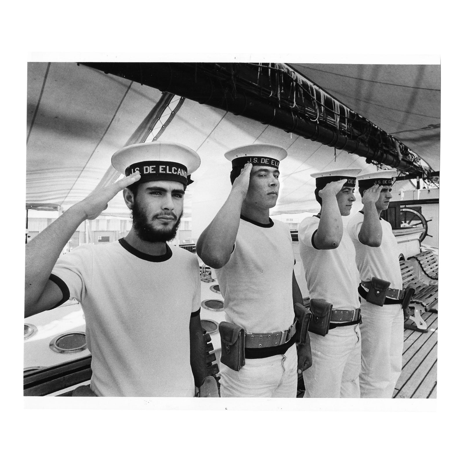 1983 Spanish Navy Sailors Photograph | Chairish