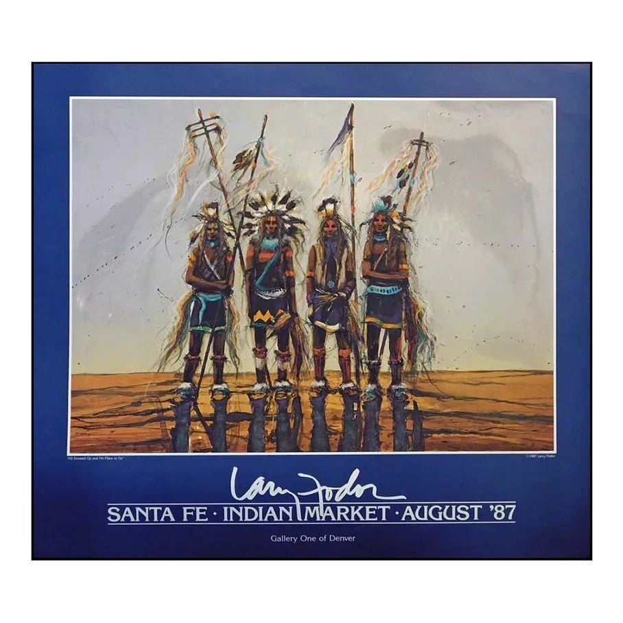 1980s Larry Fodor "All Dressed Up and No Place to Go" Abstract ...