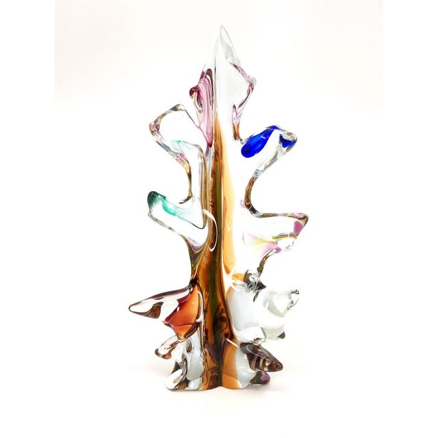 Art Glass Sculpture by Jan Beranek for Skrdlovice, Czech Republic ...