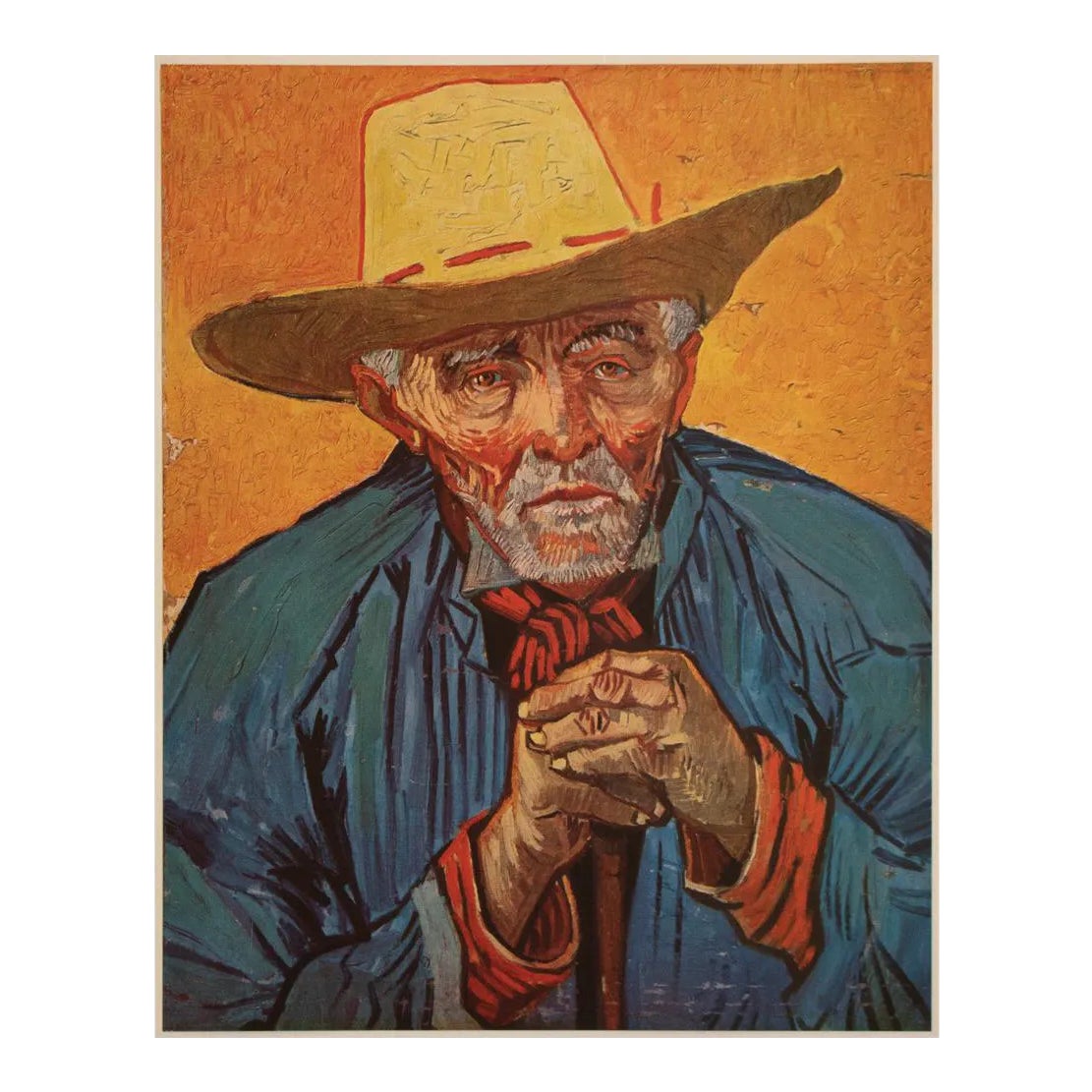 1947 After Vincent Van Gogh "Portrait of Old Peasant", First Edition ...