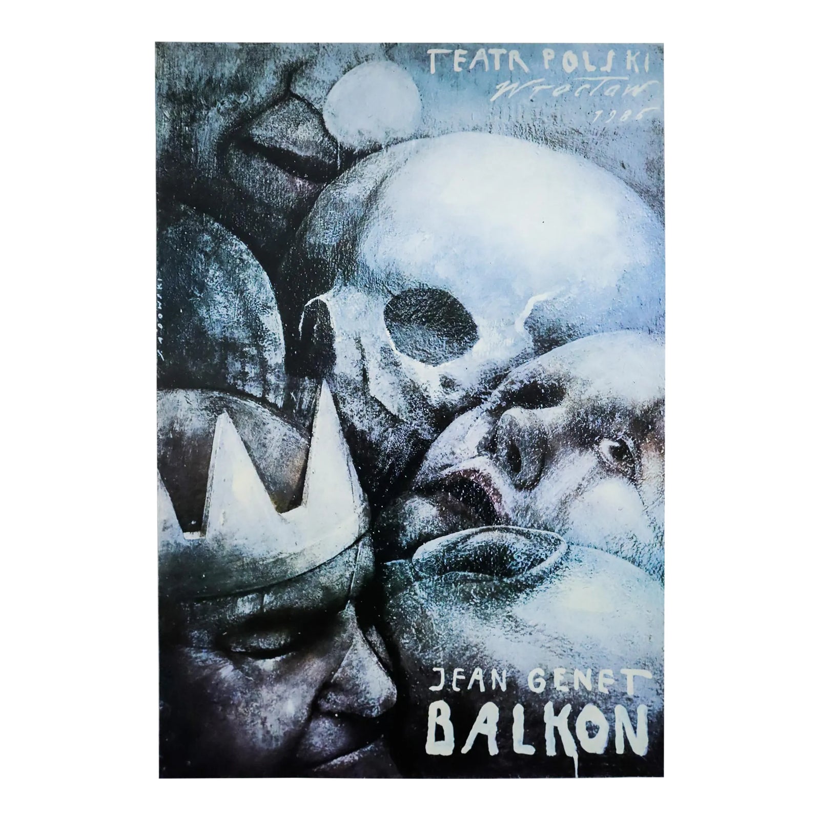 1986 Polish Theater Poster - Balkon (The Balcony by Jean Genet ...