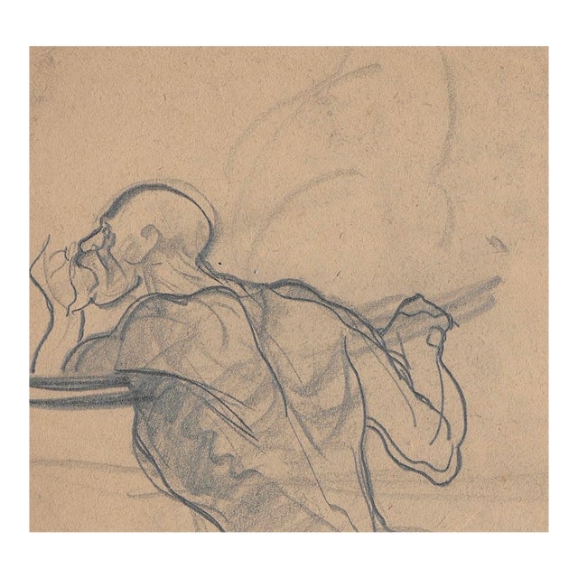 1930s Male Figure Drawing by Paul Travis | Chairish