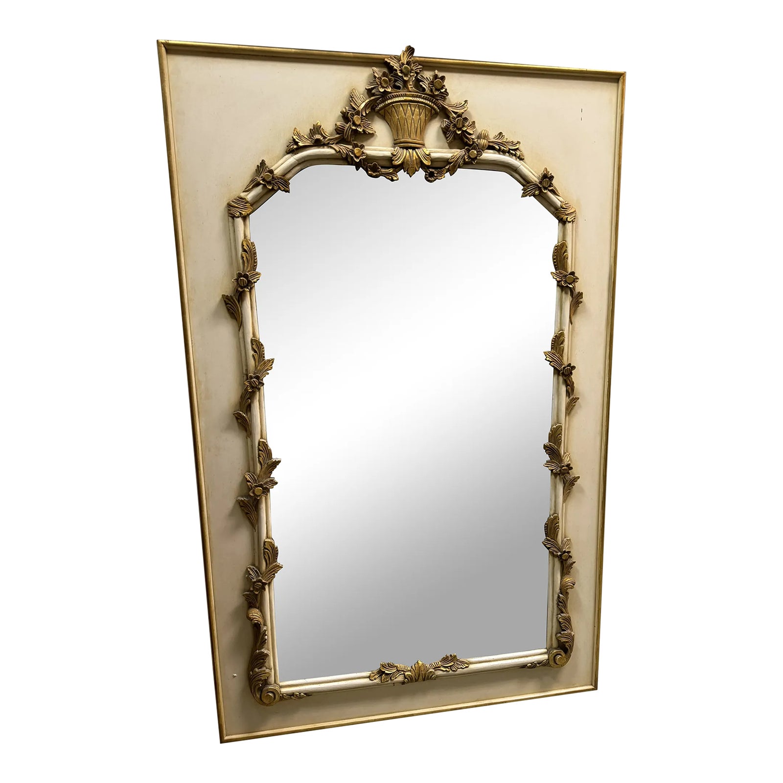Vintage D. Milch & Son Inc Gilded Hall Wall Mirror | Chairish