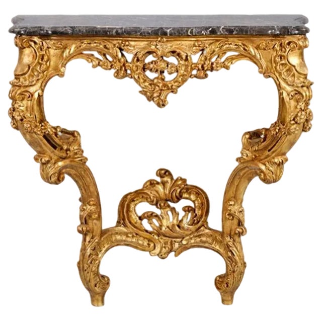 Rococo Console Table, Later 19th Century | Chairish