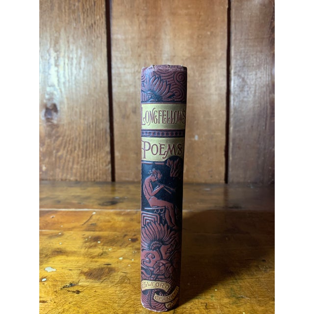 Antique 1893 Longfellow Poem Book | Chairish