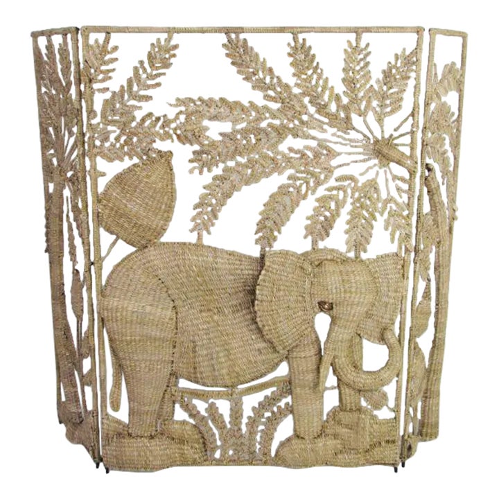Elephant Screen by Mario Lopez Torres | Chairish
