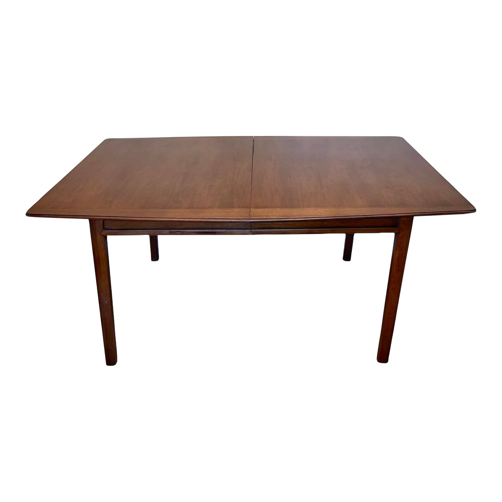 Vintage Mid-Century Modern Surfboard Style Walnut Dining Table With ...