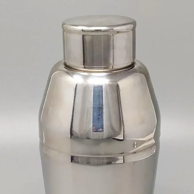1970s Cocktail Shaker by Guy Degrenne in Stainless Steel, Made in ...