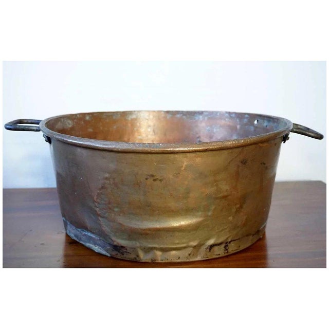American Copper Two-handle Cooking Pot | Chairish