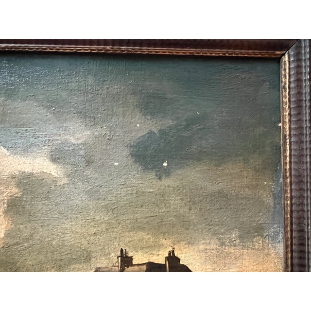 James Bourlet Framed English Impressionistic Oil Painting | Chairish