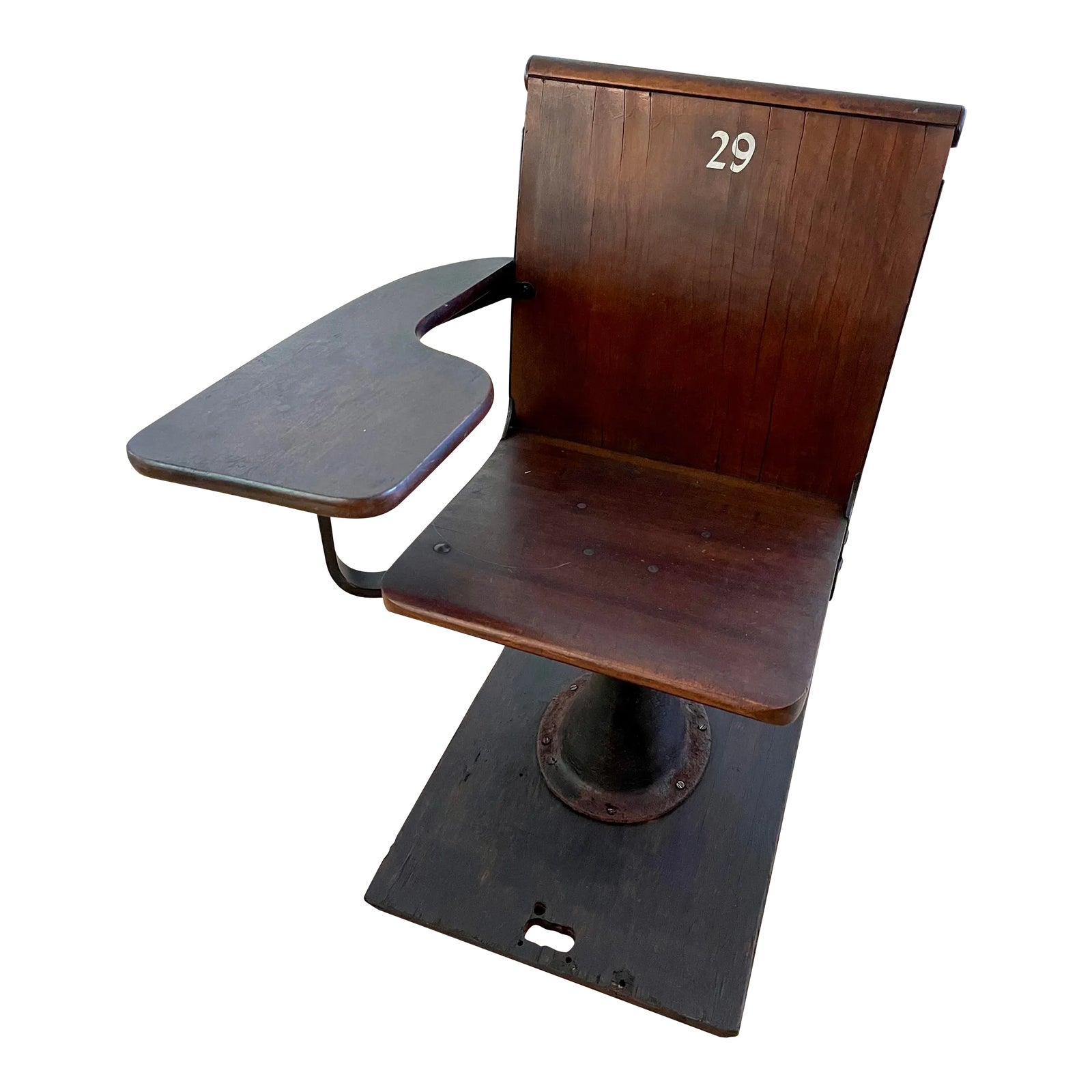 Mid 20th Century Yale University Lecture Hall Chair | Chairish