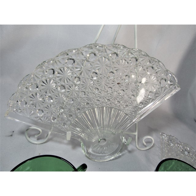 Mid-Century Fan-Shaped Luncheon Snack Plates Set- 6 Pieces | Chairish