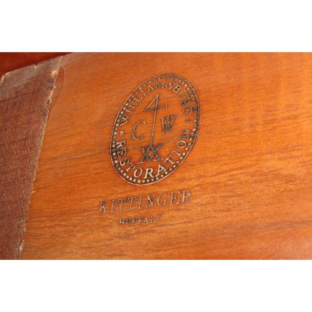 Kittinger Handkerchief Table Drop Leaf Corner Table | Chairish