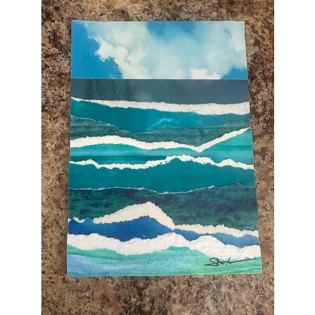 “Rhythms” Original Collage by Nancy Smith | Chairish