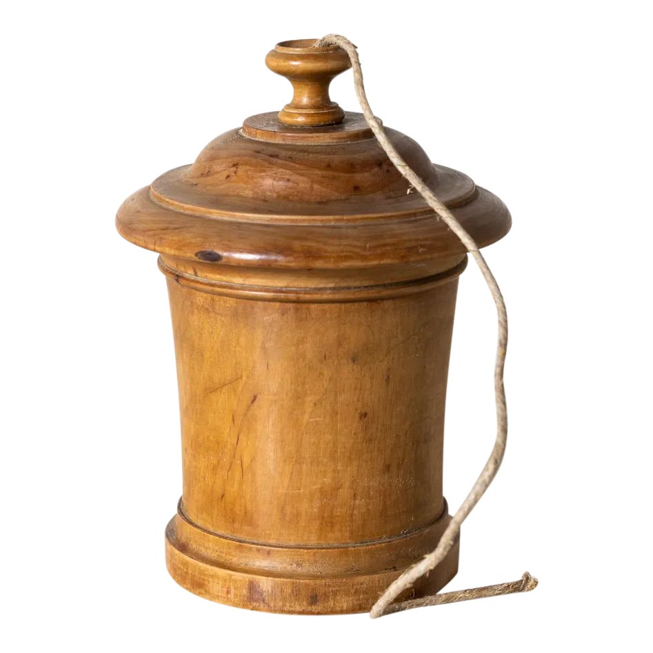 Antique Lidded String Box | Chairish