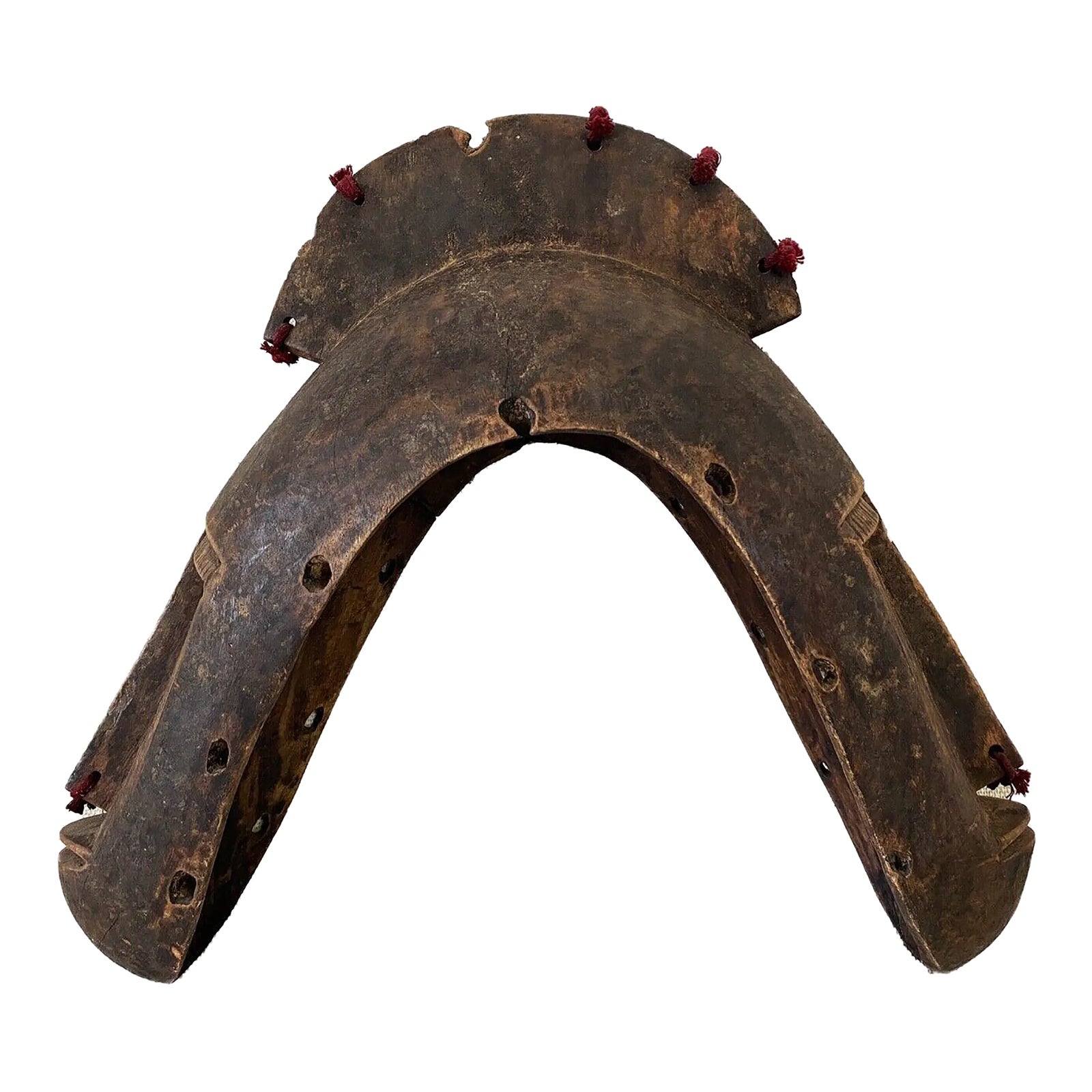 Vintage African Marka Janus-Faced Wooden Mask Mali African 15.5" H ...